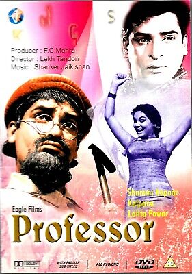 PROFESSOR – SHAMMI KAPOOR – KALPANA – A RARE APOLLO NEW BOLLYWOOD DVD – ENGLISH – bollywoodzoneuk